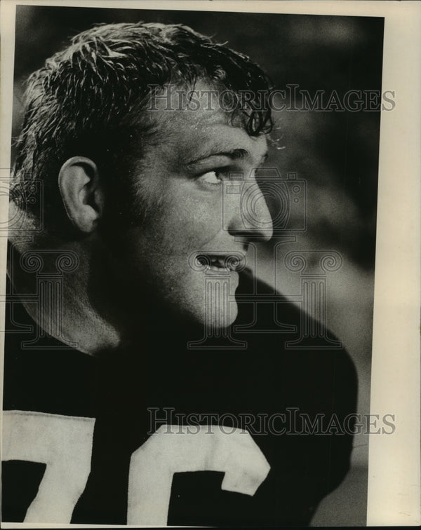 1972 Press Photo Green Bay Packers Football Player Mike McCoy ...