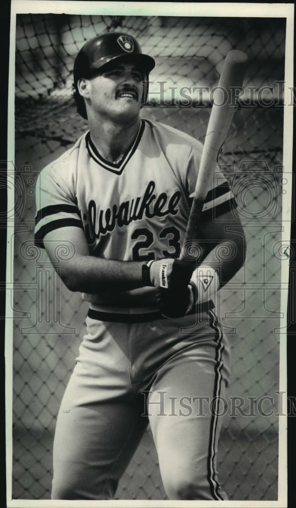 1988 Press Photo Joey Meyer, Milwaukee Brewers - Historic Images