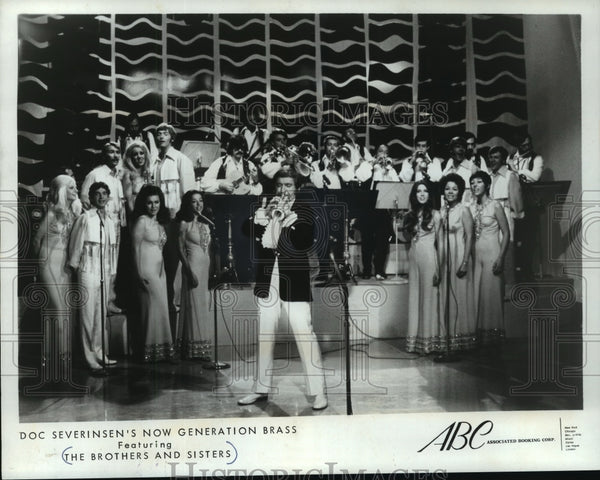 1970 Press Photo Doc Severisen's Now Generation Brass w/The Brothers ...