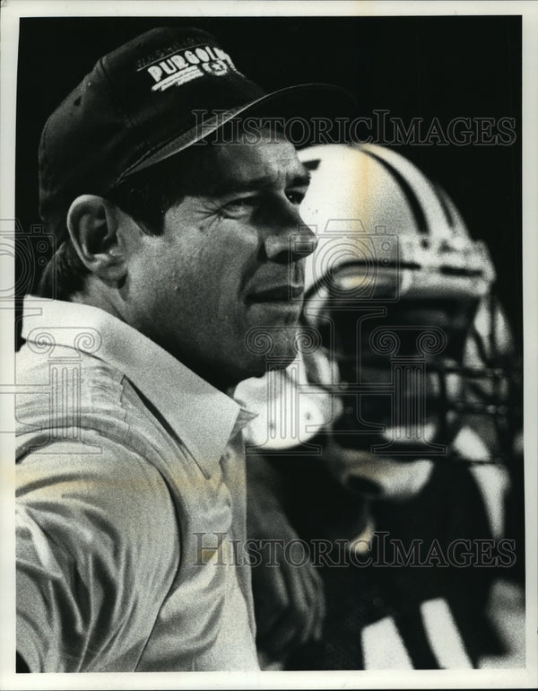 1981 Press Photo Washington High School Football Coach Greg Lehman ...