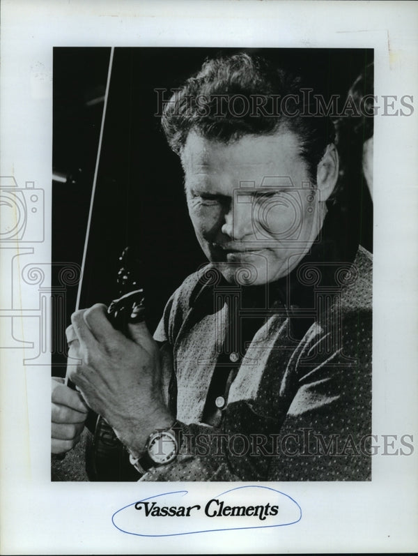 1984 Press Photo Musician Vassar Clements - Historic Images