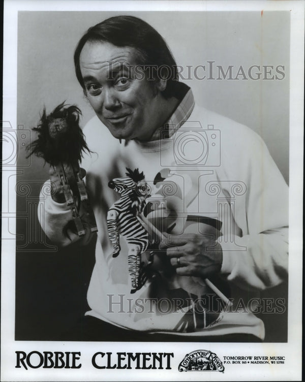 1990 Press Photo Singer Robbie Clement - Historic Images