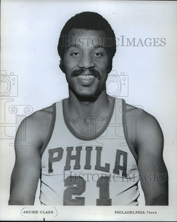 1970 Press Photo Archie Clark of the Philadelphia 76ers - Historic Images