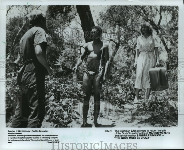 1984 Press Photo Actors in The Movie "The Gods Must Be Crazy" - mja782 ...
