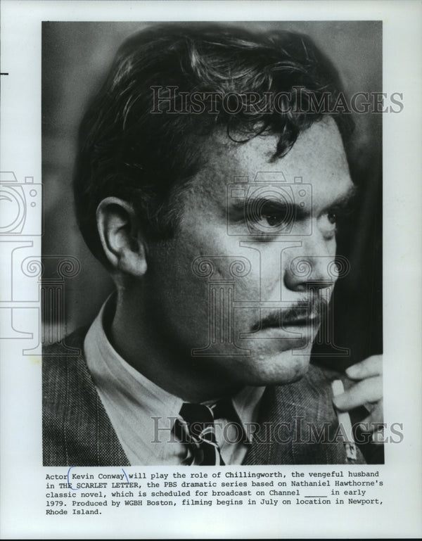 1978 Press Photo Kevin Conway in "The Scarlet Letter" - Historic Images