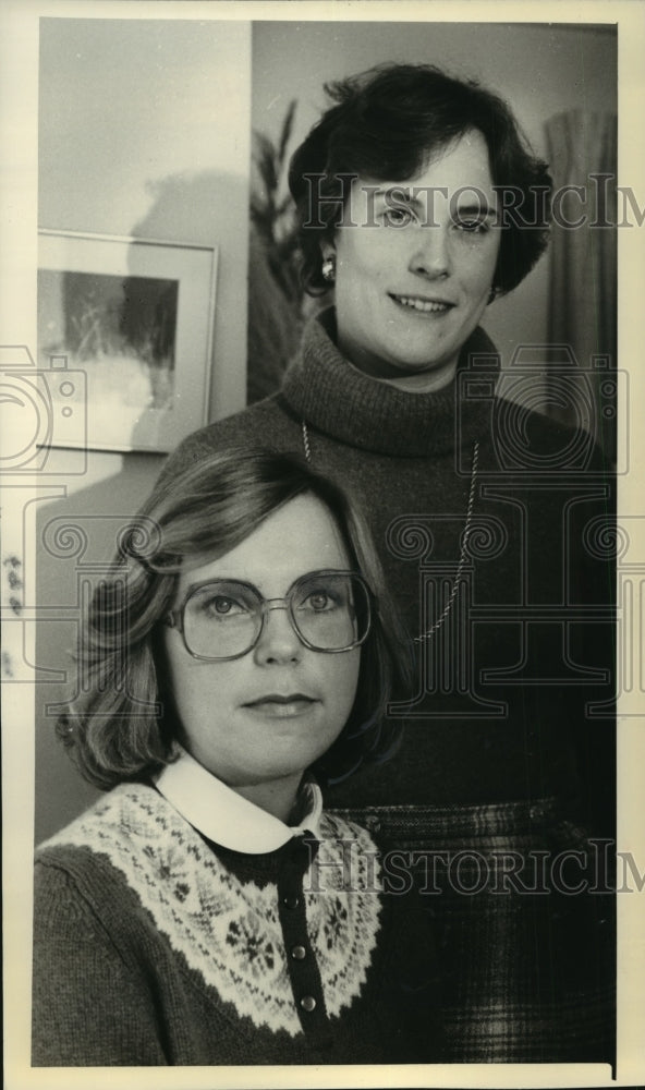 1980 Press Photo Counselors Kathy Daly and Sue Shuler - Historic Images