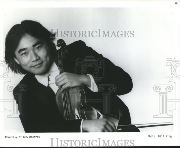 1987 Press Photo Cho-Liang Lin, Violinist. - Historic Images