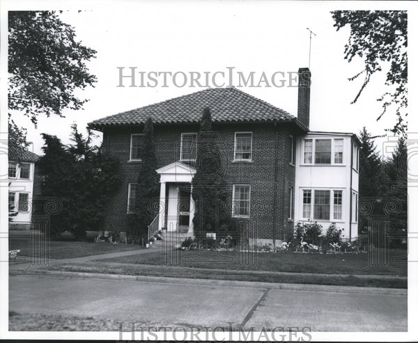 1961 Press Photo Field Grade Officers quarters at Fort Lewis ...