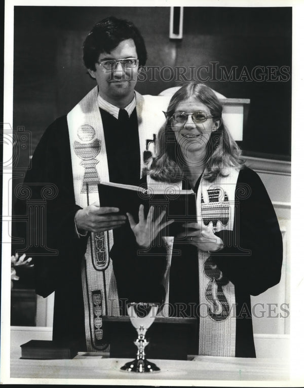 1981 Press Photo Reverend Thomas & Mary McKnight of West Granville ...