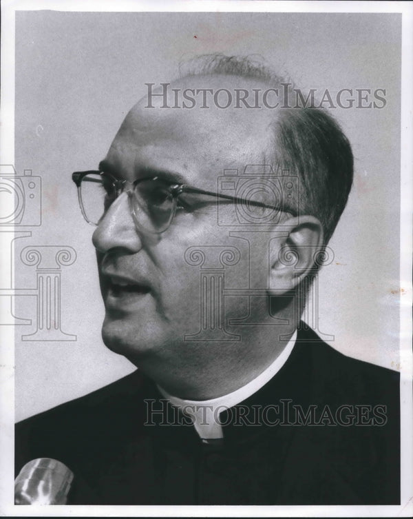 1958 Press Photo Archbishop Albert G. Meyer, Milwaukee - Historic Images