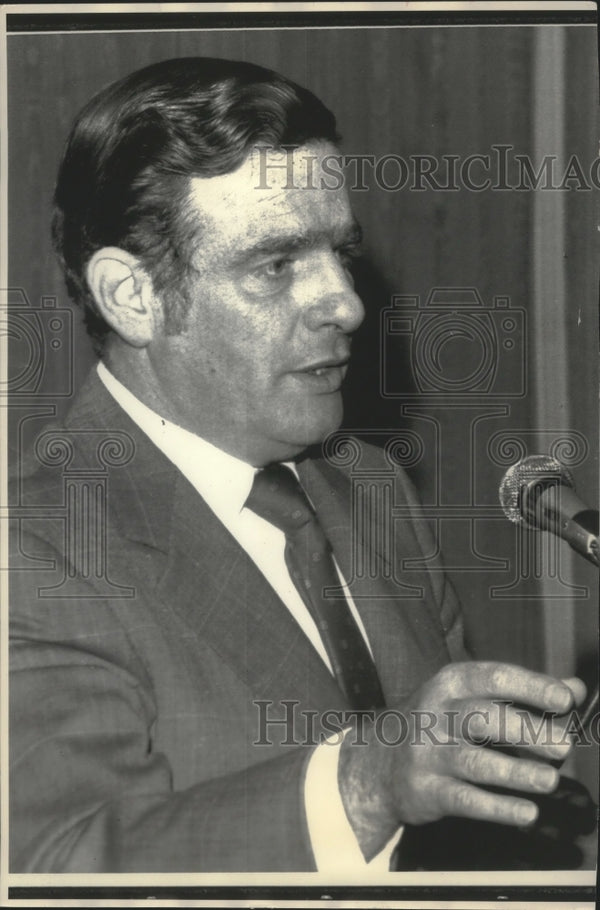 1972 Press Photo James Needham, New York Stock Exchange Chairman ...