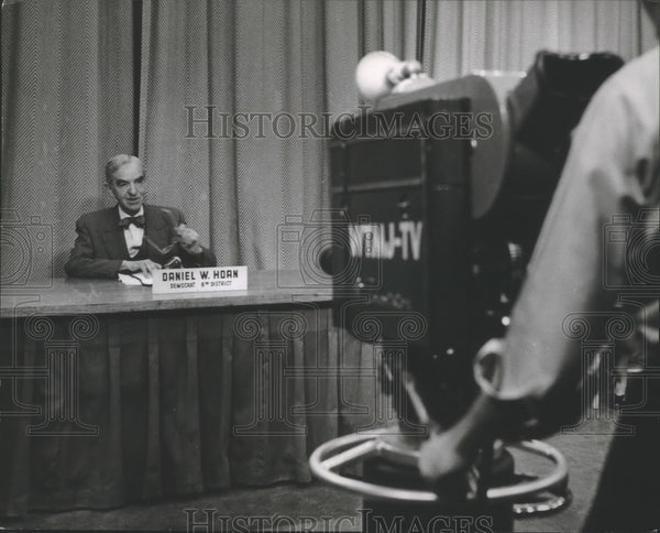 1952 Press Photo Daniel W. Hoan, Democrat, 8th District, Wisconsin ...