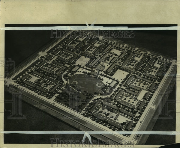 1935 Press Photo Model of Parklawn PWA housing project - mjb93575 ...