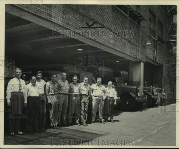 1948 Press Photo Milwaukee Journal Circulation Delivery Drivers ...