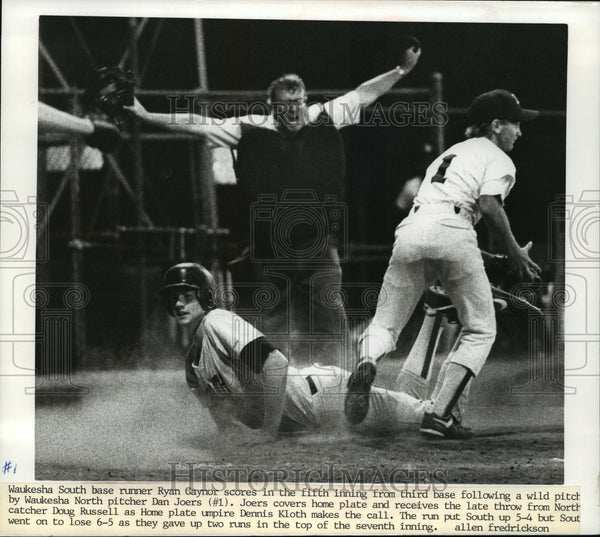 1990 Press Photo Waukesha South High School - Ryan Gaynor Scores ...