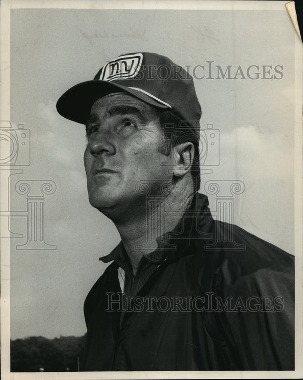 Press Photo American football coach Alex Webster - Historic Images