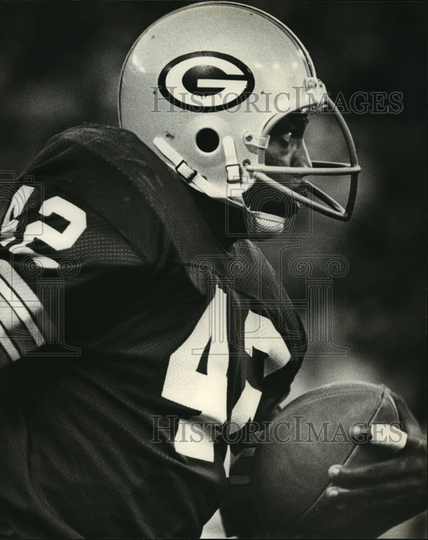 1979 Press Photo Green Bay Packers Walter Landers runs 55 yards ...