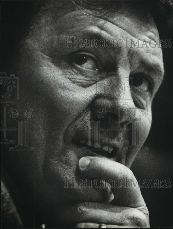 1981 Press Photo Bill Knapton, Beloit College Basketball - mjt04090 ...