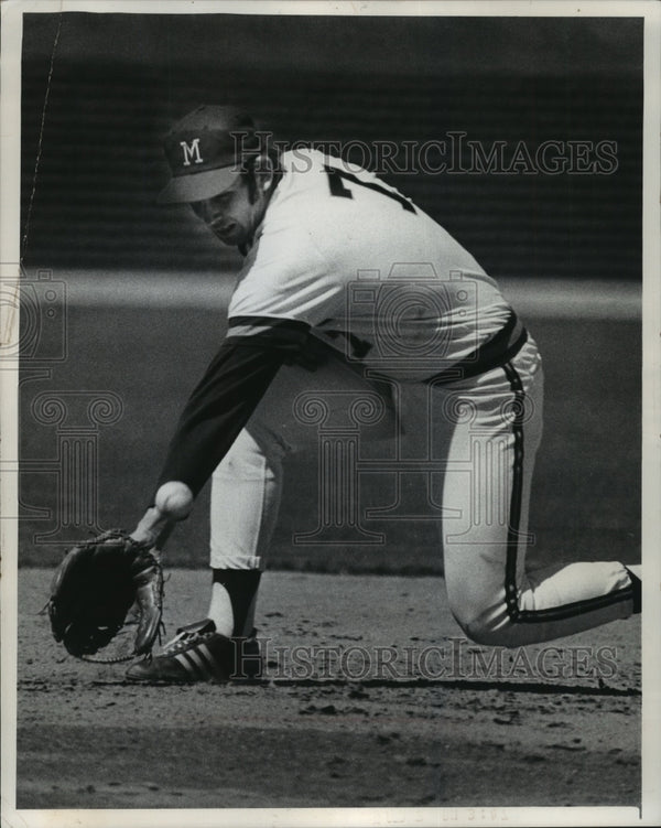 1976 Press Photo Milwaukee Brewers baseball player Don Money at Spring ...