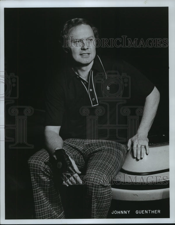 1980 Press Photo Pro bowler, Johnny Guenther - mjt10965 - Historic Images
