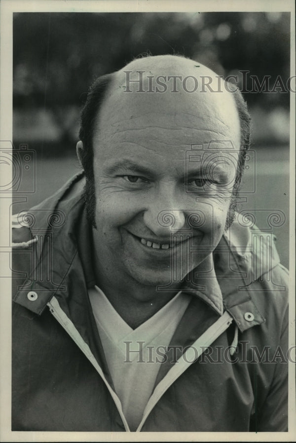 1984 Press Photo Marquette University soccer coach Jerry Panek ...