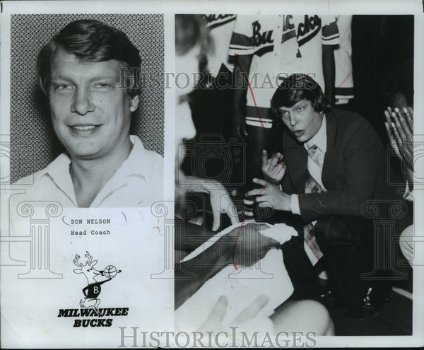 1978 Press Photo Milwaukee Bucks' Head Basketball Coach Don Nelson ...