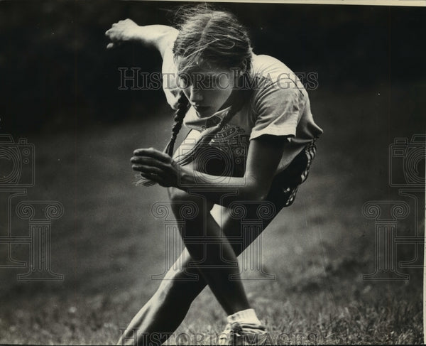 1980 Press Photo Speed Skating Star Beth Heiden Performs "Dry Land ...