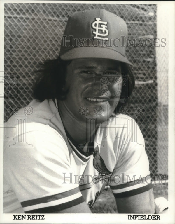 1978 Press Photo Ken Reitz, St. Louis infielder - mjt14910 - Historic ...