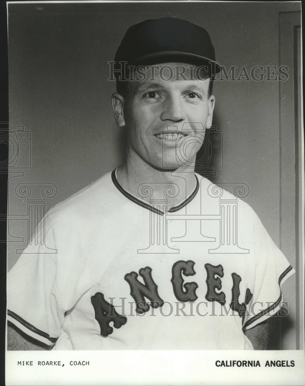 1971 Press Photo California Angels Mike Roarke - mjt17023 - Historic Images