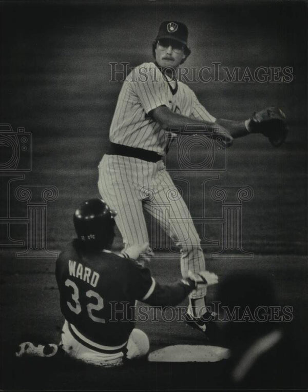 1984 Press Photo Milwaukee Brewers baseball player, Jim Gantner in ...