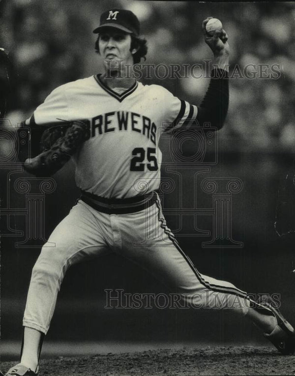 1980 Press Photo Milwaukee Brewers' Pitcher Bill Travers - mjt17639 ...