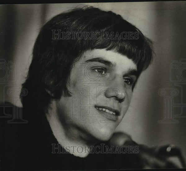 1980 Press Photo World class speed skater Eric Heiden from Madison ...
