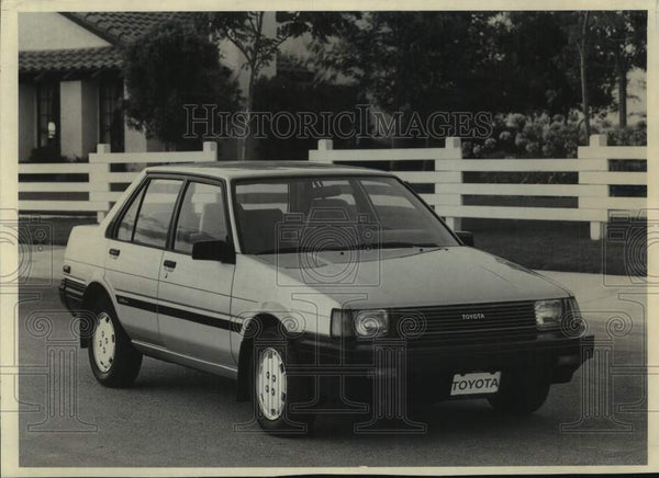1984 Press Photo Toyota Corolla four-door sedan - mjt19965 - Historic ...