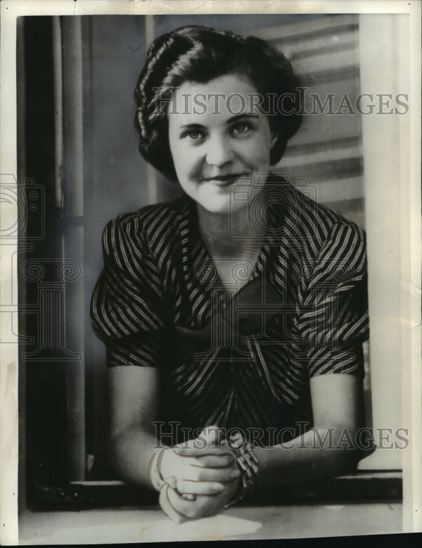1938 Press Photo Countess Gerladine Apponyi becomes Queen of Albania ...