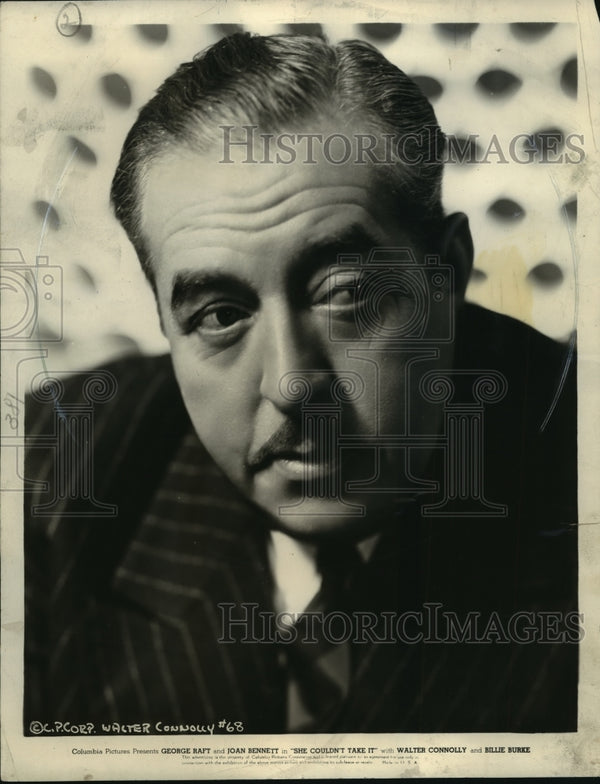 1939 Press Photo Walter Connelly-United States Actor and Former Marine ...