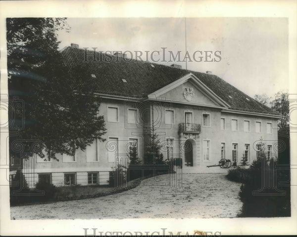 1934 Press Photo Home of President Paul Von Hindenburg at Neudeck, near ...