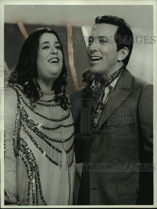 1968 Press Photo Mama Cass Elliott and Andy Williams - mjx65131 ...