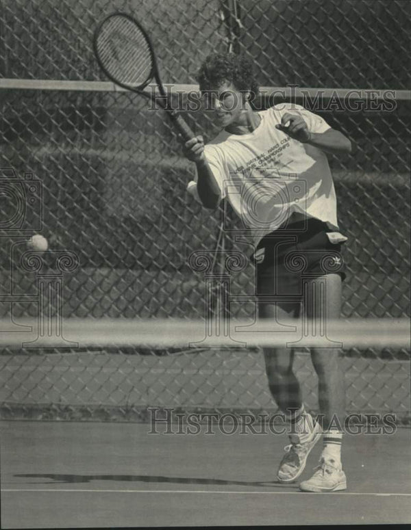1983 Press Photo Chuck Swayne of LaCrosse at State Adult Open in ...