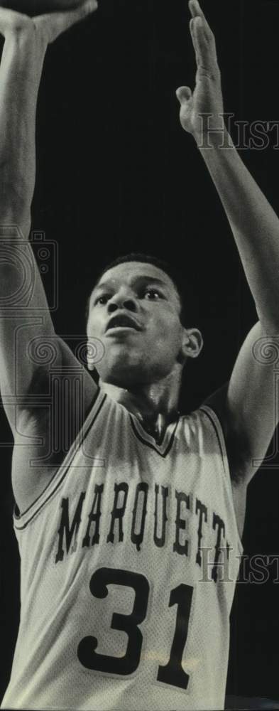 1988 Press Photo Marquette basketball player Glenn Rivers - mjx83950 ...