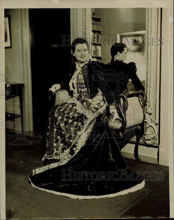 1941 Press Photo Mrs. Harry J. Noyes, Jr. formerly Miss Jane McMahon ...