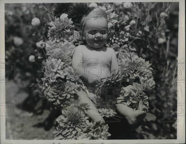 1934 Press Photo Judith Rae Stanford Named Princess Indian Summer ...