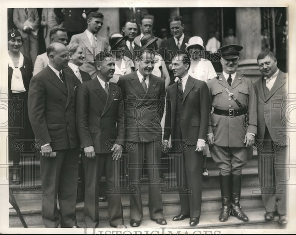 1932 Press Photo NYC Mayor Jimmy Walker - Historic Images