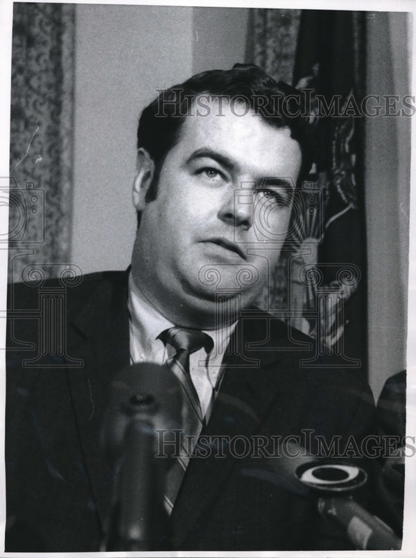 1970 Press Photo NYC, Barry Ryan, president of Catholic Lay Teachers ...
