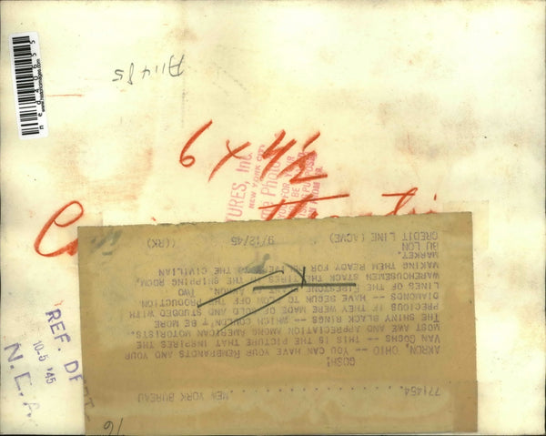 1945 Press Photo Firestone Plant Begun to Flow Off - Historic Images