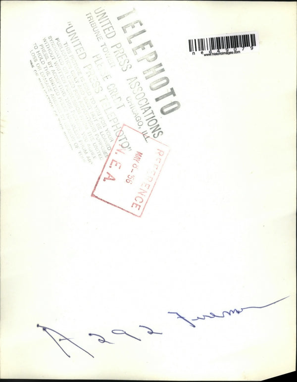 1956 Press Photo Ray Shupe volunteer fireman in Ven Wert after 2nd ...