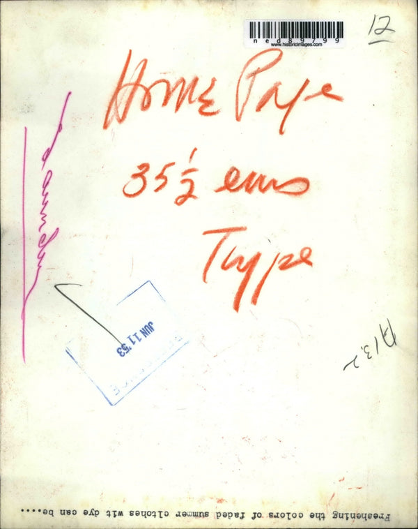 1953 Press Photo Faded summer clothes with dye - Historic Images