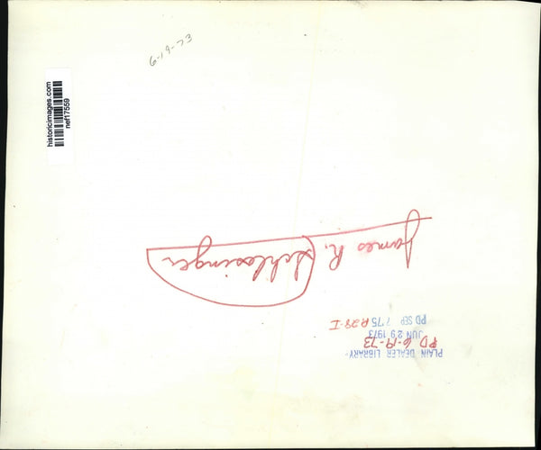 1973 Press Photo James R.Schlesinger, Defense Sec. appeared at Senate ...