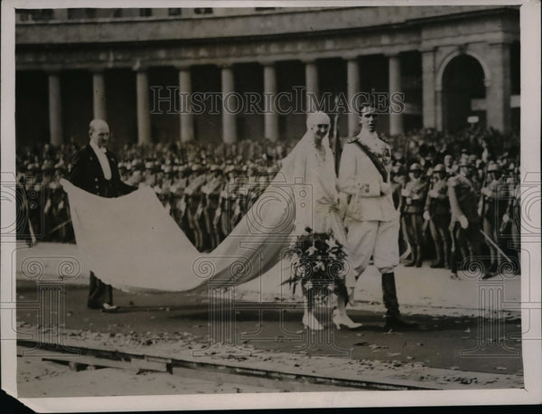 1929 Press Photo Naples, Princess Anne Marries Duke of Apulia ...