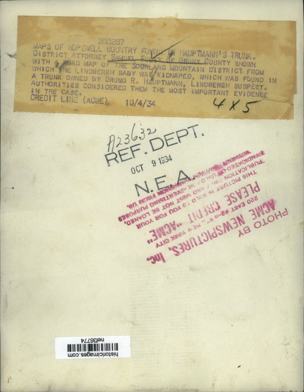 1934 Press Photo Samuel Foley,District Attorney of Bronx County ...