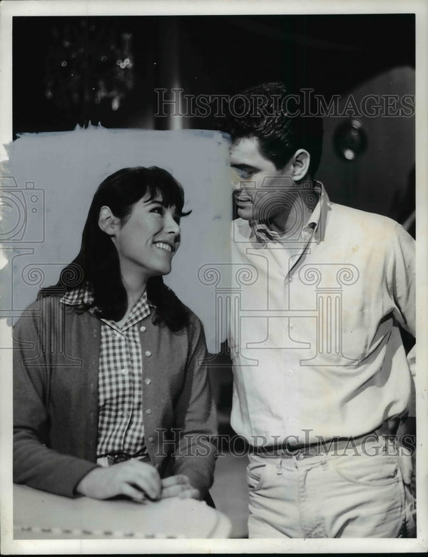 1964 Press Photo Carol Roux and Joe Gallison in "Another World" NBC-TV ...